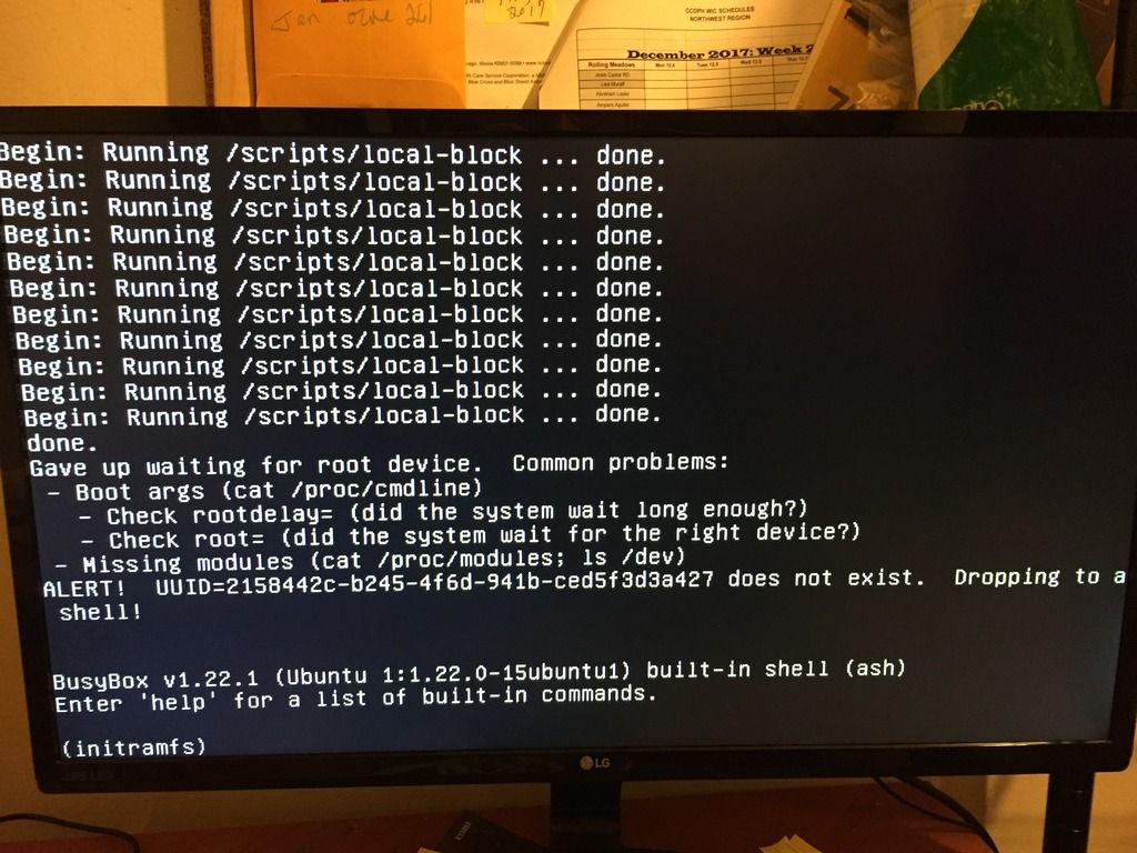 Hive Os Booting Issues Alert Uuid Xxxxxxx Does Not Exist